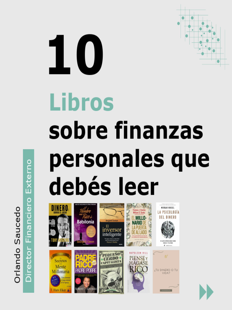 10 Libros Esenciales de Finanzas Personales | PDF | Inversiones | Dinero