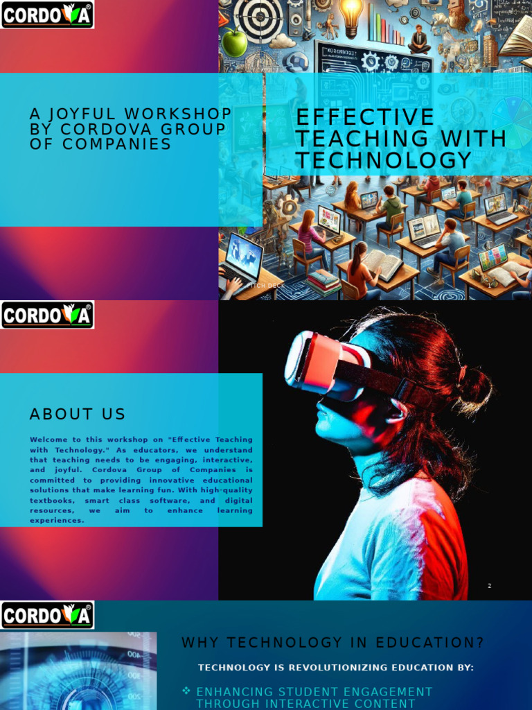 Effective Teaching with Technology Workshop | PDF | Cognition | Learning