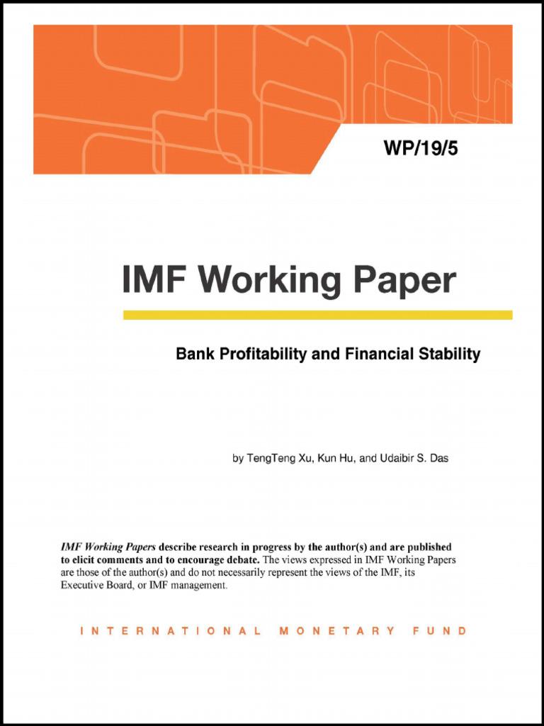 Profitability Stability | PDF | Systemic Risk | Value At Risk