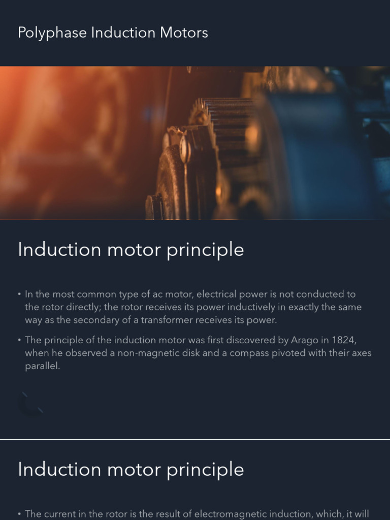 Polyphase Induction Motor Basics | PDF