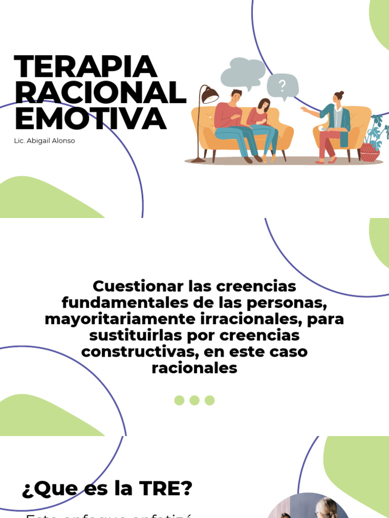Técnicas de TREC en Nutrición y TCA | PDF | Terapia racional de ...