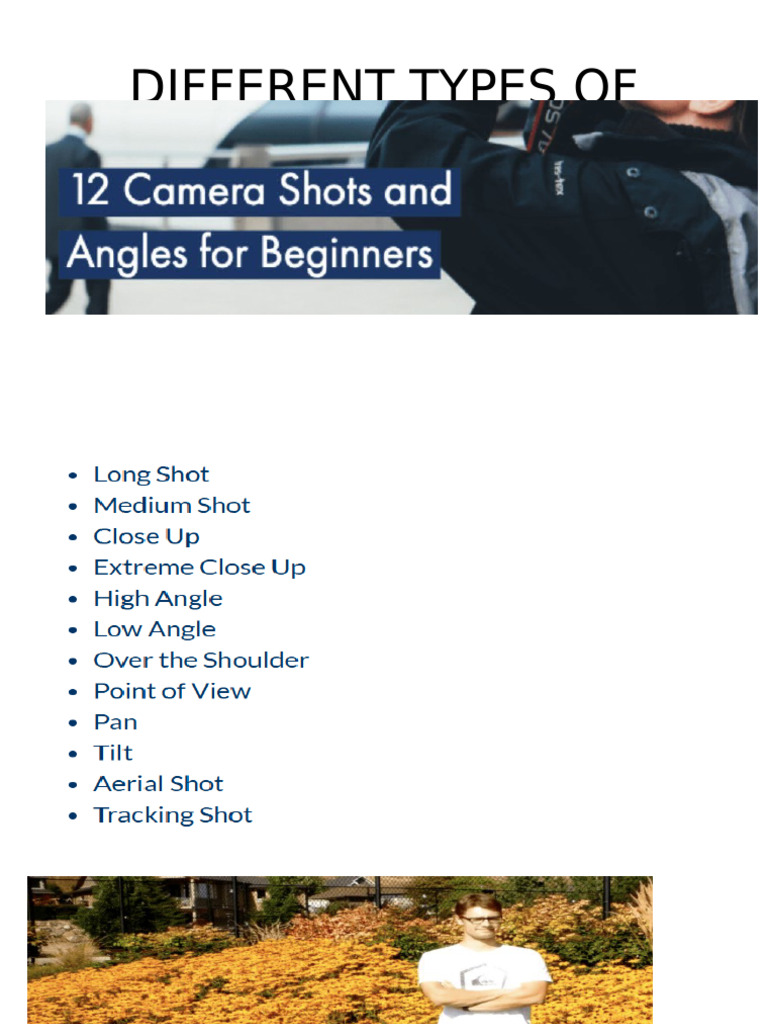 Different Types of Shot | PDF