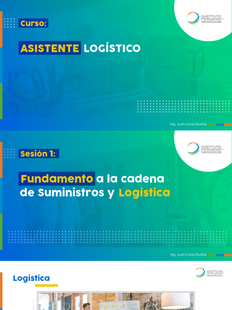 Sesion 1 - Asistente Logistico | PDF | Logística | Business