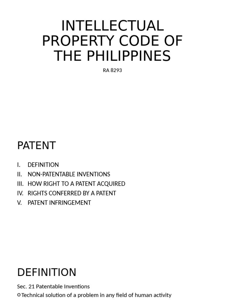 Patent | PDF | Patent | Glossary Of Patent Law Terms