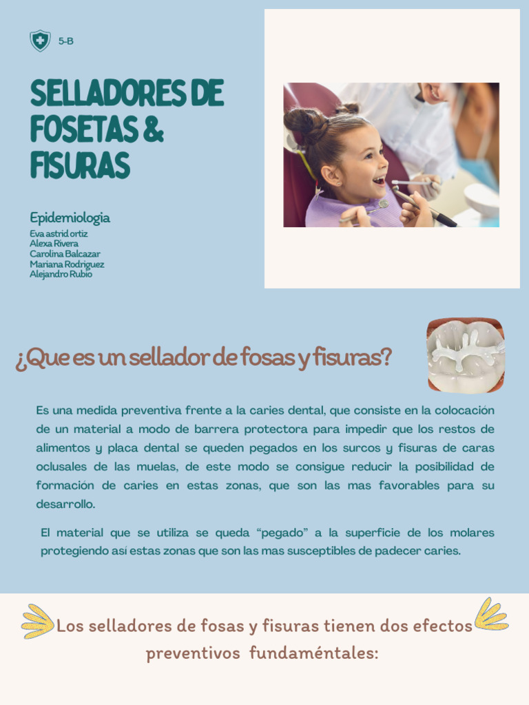 Guía de Selladores Dentales | PDF | Diente | Odontología