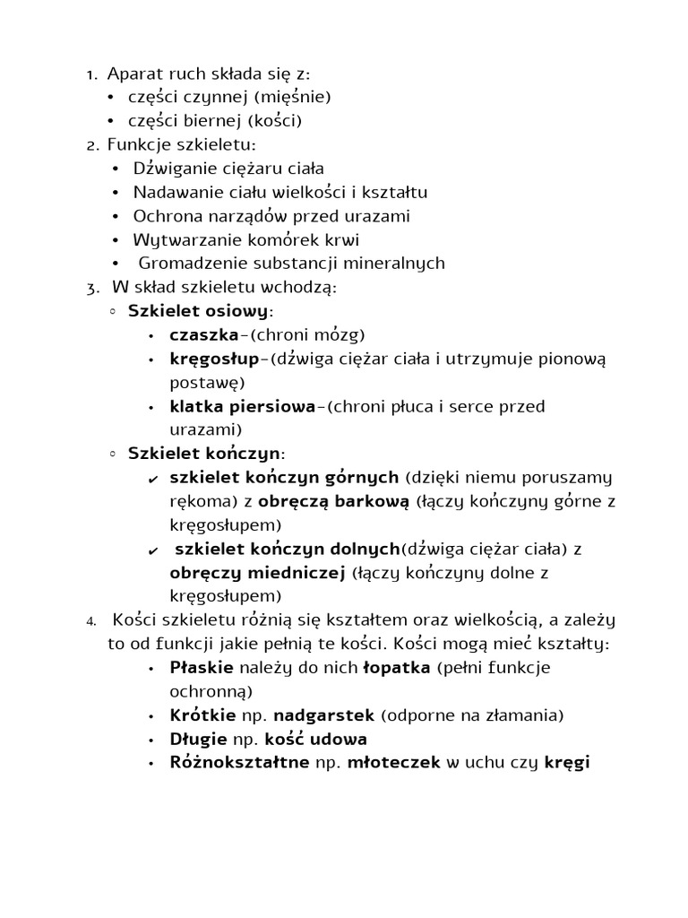 Aparat Ruchu | PDF