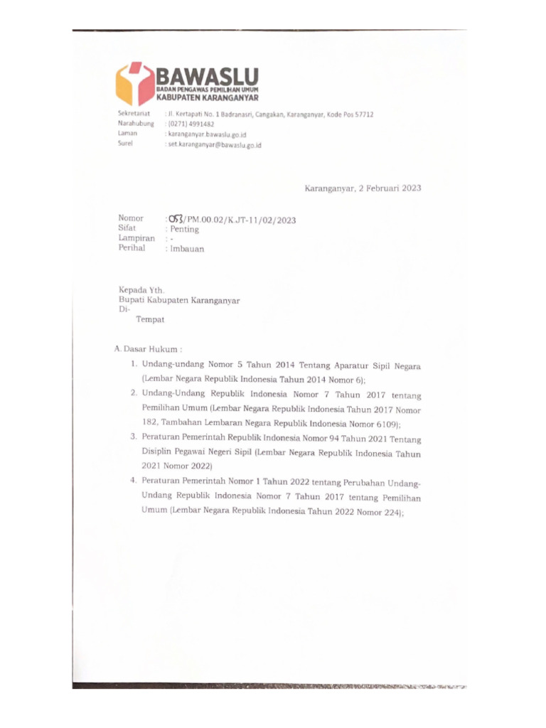 Himbauan-Netralitas-ASN | PDF