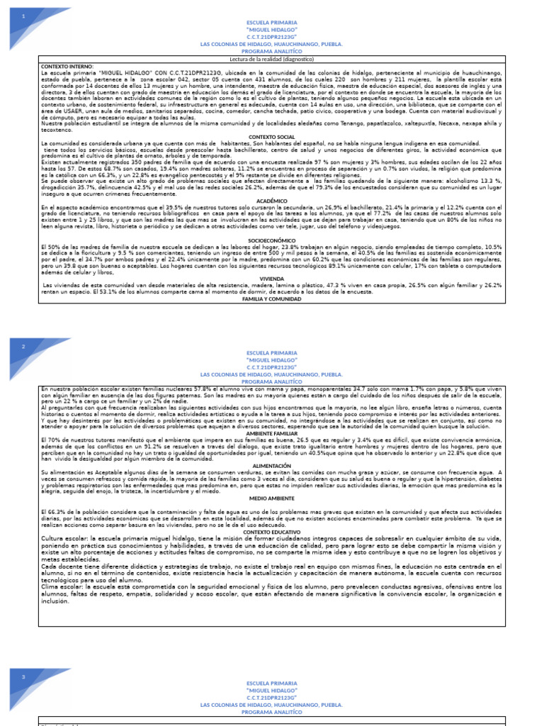 Programa Analitico Fase 5 Quinto Listo | PDF | Aprendizaje | Maestros