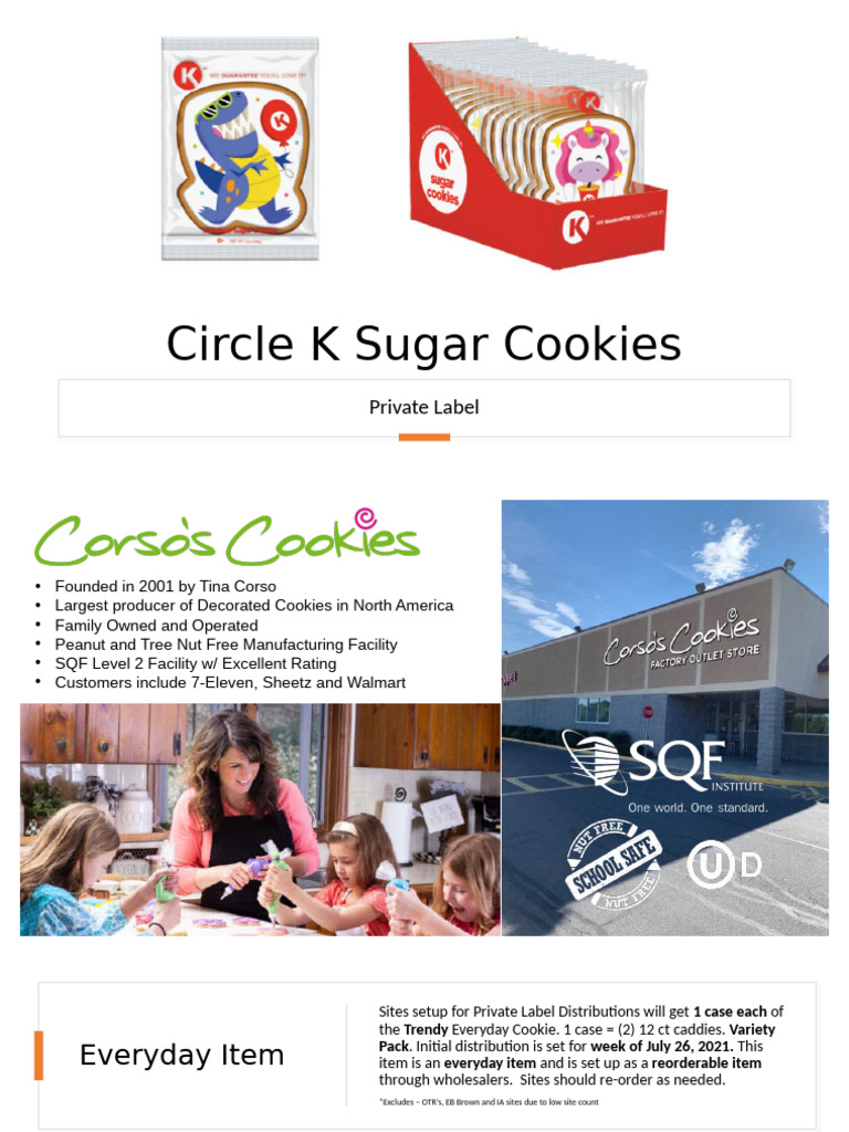 Circle K Sugar Cookies UPC Details | PDF | Food Industry