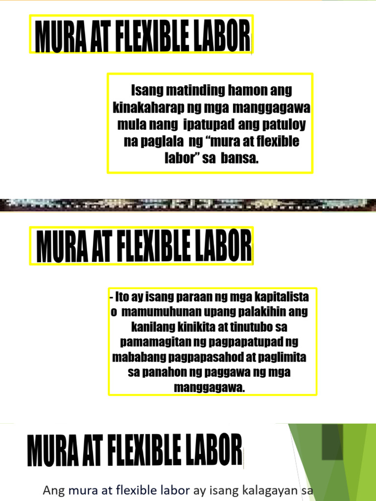 Mura at Flexible Labor | PDF