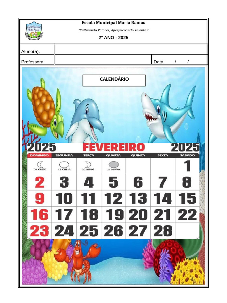 atividade calen | PDF