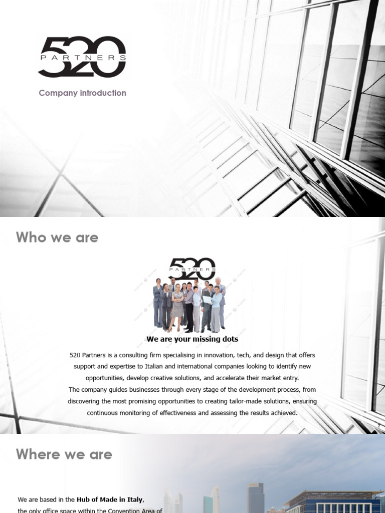 520 Partners - Company introduction | PDF | Strategic Management ...