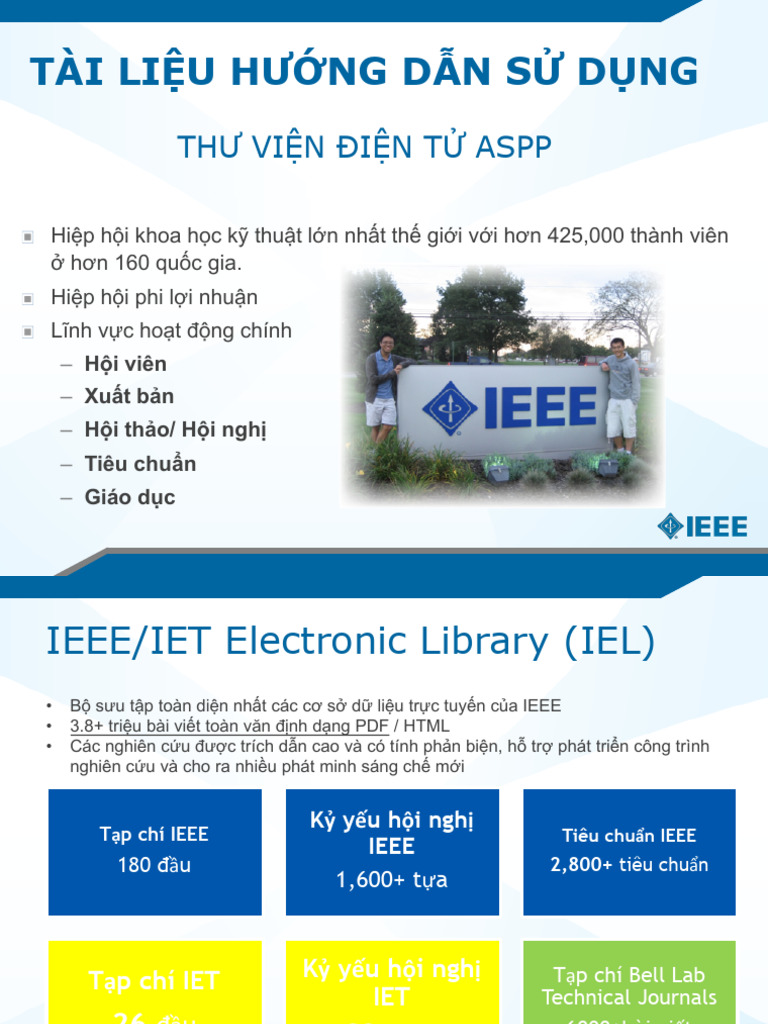 Huong Dan Su Dung IEEE | PDF