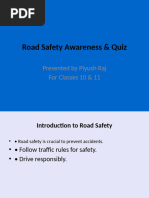 Road Safety Presentation | PDF
