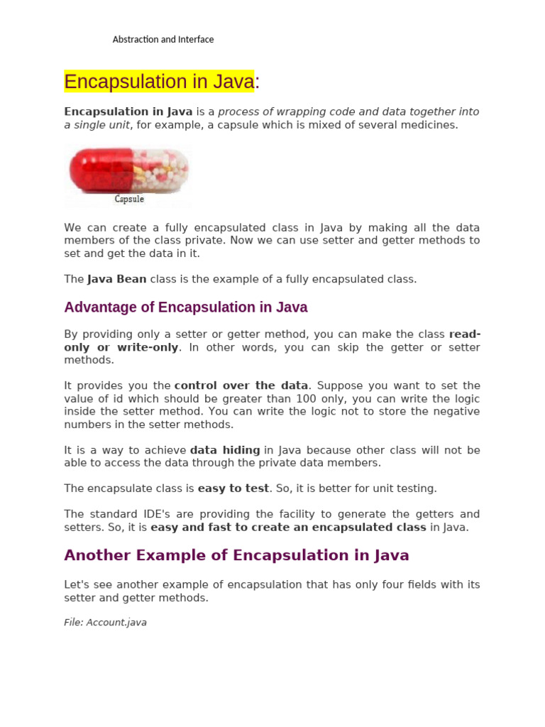 Abstract Andinterface Class 9 Pdf Class Computer Programming Method Computer Programming