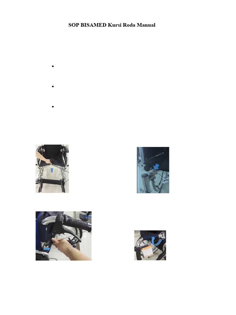 SOP BISAMED Kursi Roda Manual | PDF