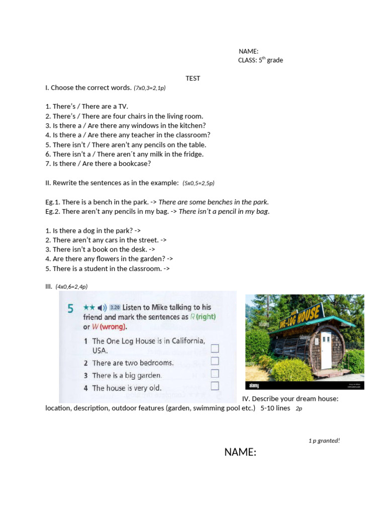 Test Unit 3 | PDF