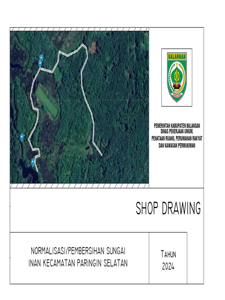 Shop Drawing Norm Sungai Inan Kec - Paringin Selatan REVISI | PDF