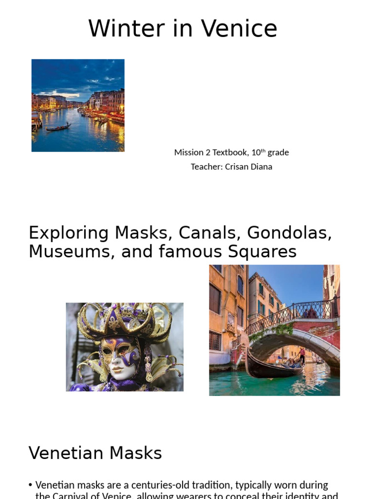 Winter in Venice | PDF | Republic Of Venice | Venice