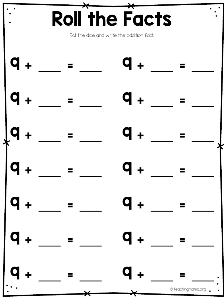 1st Grade Math Packet 15 | PDF