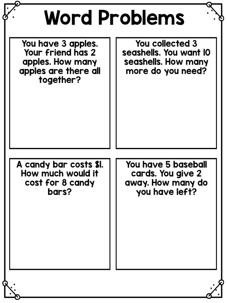 1st Grade Math Packet 26 | PDF