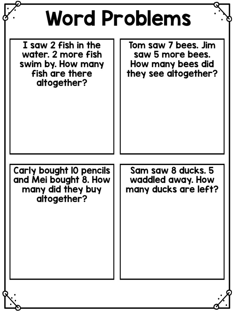 1st Grade Math Packet 27 | PDF