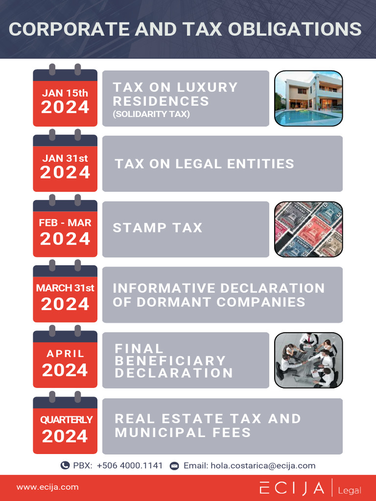 Corporate and Tax Obligations Chart - Compressed | PDF