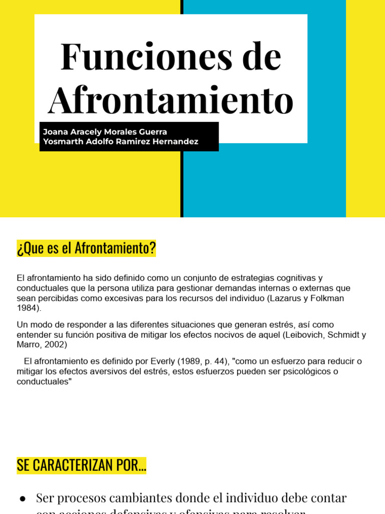 Estrategias de Afrontamiento del Estrés | PDF | Las emociones | Estrés ...