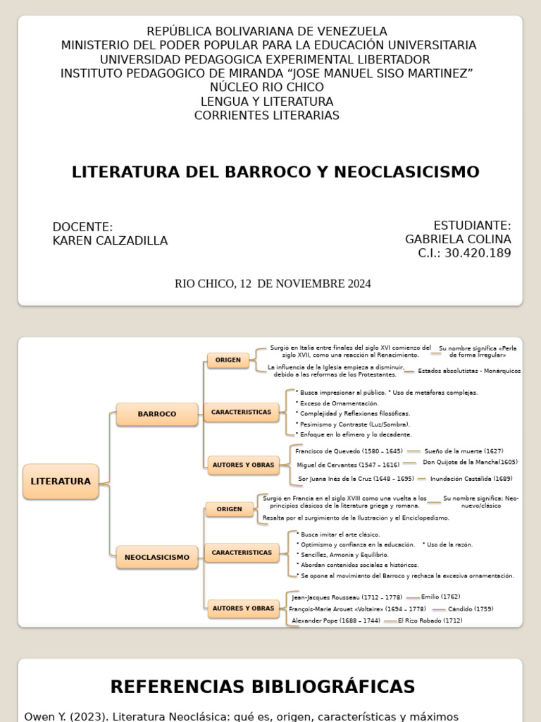 Literatura Del Barroco y Neoclasicismo | PDF | Barroco | Voltaire