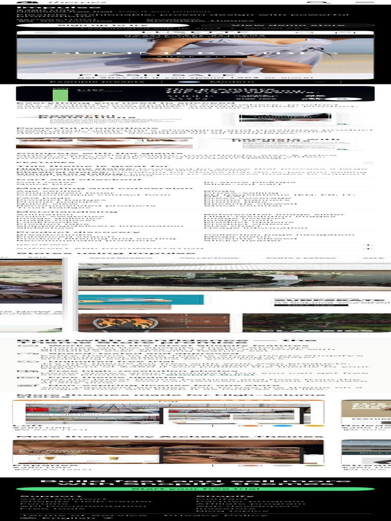 Impulse Theme - Modern - Ecommerce Website Template | PDF | Computing