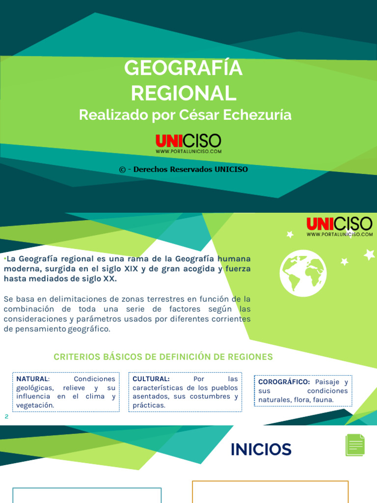 Definición y Ejemplos de Geografía Regional | PDF | Geografía | Sistema ...