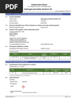 Hydrogen Peroxide 3% USP Safety Data Sheet | PDF | Toxicity | Hydrogen ...