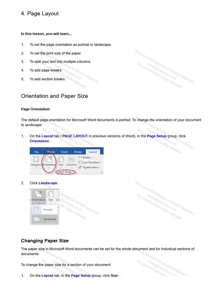 4. Page Layout | PDF | Graphic Design | Publishing