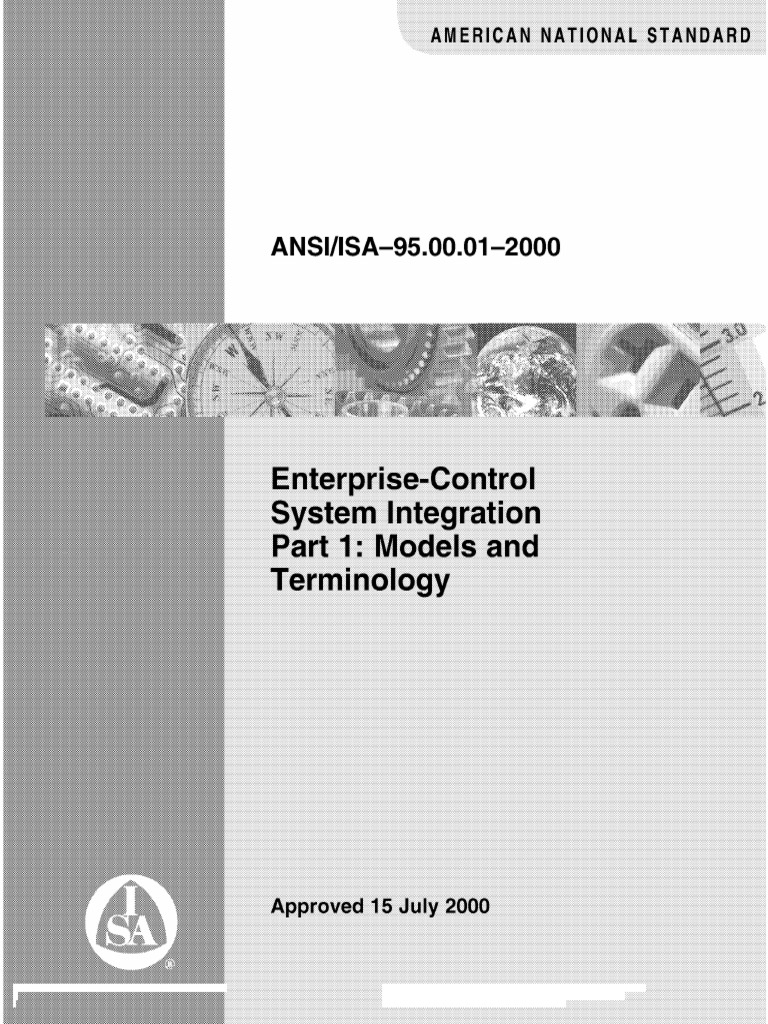 Isa 95.00.01 | PDF | Patent | International System Of Units