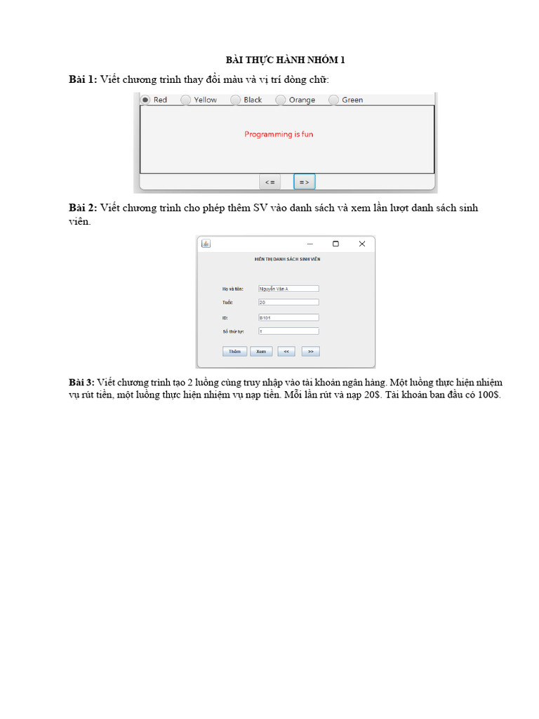 Bài TH C Hành N1 | PDF