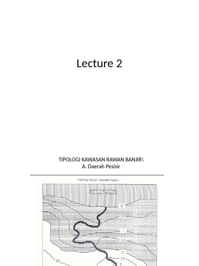 Lecture 2. Tipologi Dan Konsep Penanganan Banjir | PDF