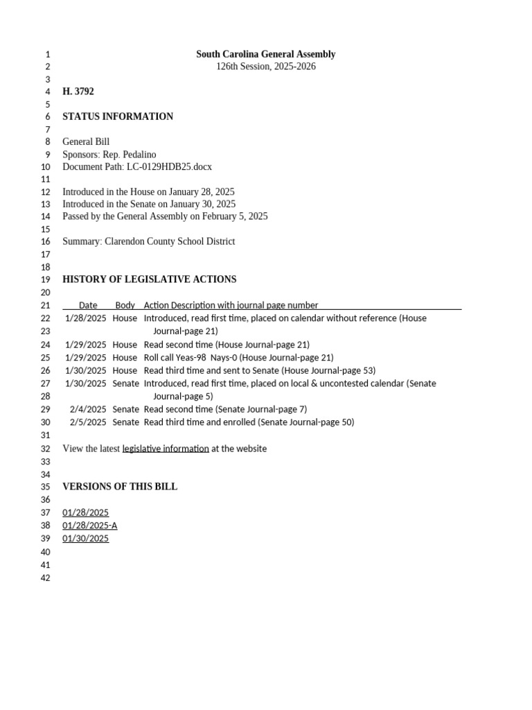 South Carolina General Assembly | PDF | Property Tax | Taxes