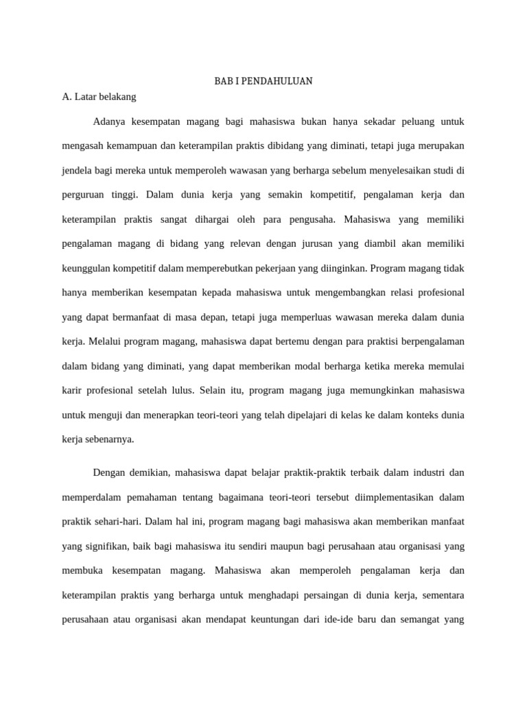 Laporan Magang Rahma | PDF