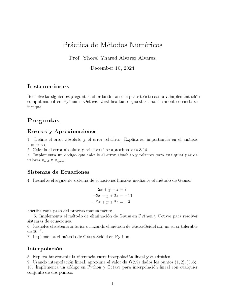 Métodos Numéricos: Teoría y Python | PDF | Integral | Análisis numérico