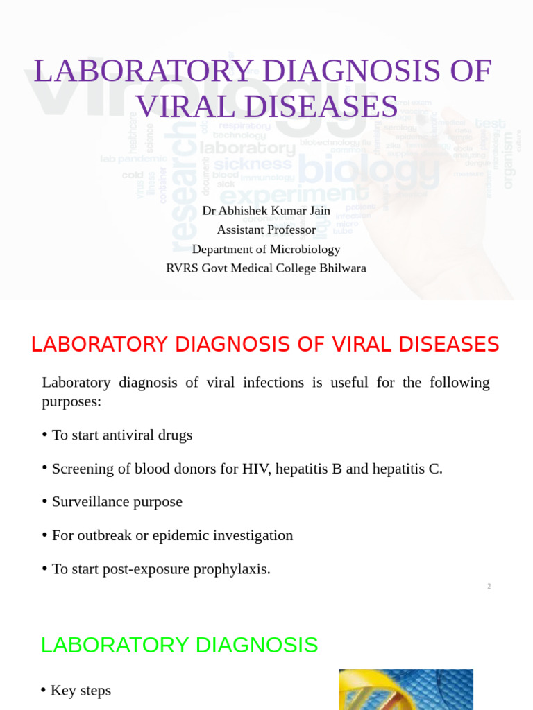 Viral Disease Laboratory Diagnosis Guide | PDF | Virus | Real Time ...