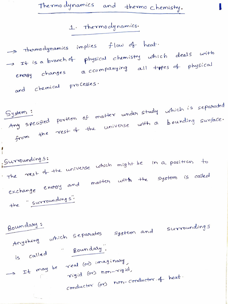 Thermodynamics Basics | PDF | Heat | Branches Of Thermodynamics