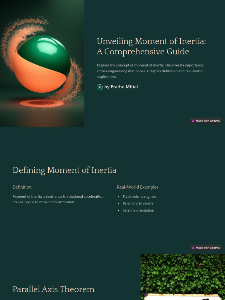 Unveiling-Moment-of-Inertia-A-Comprehensive-Guide | PDF