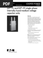 Cooper Power Capacitors | PDF | Capacitor | Fuse (Electrical)