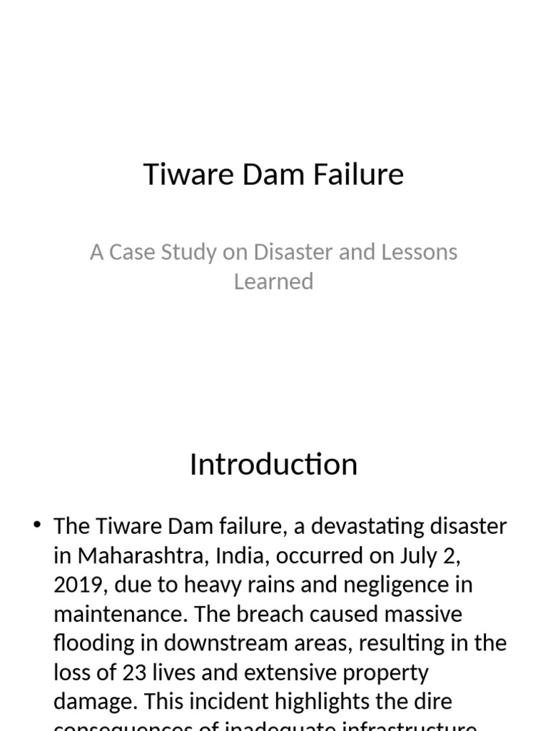 Tiware Dam Failure: Lessons Learned | PDF | Dam | Hydrology