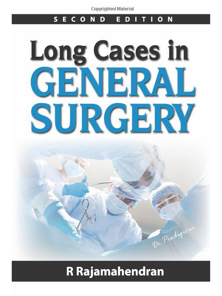 R Rajamahendran - Long Cases in General Surgery, 2nd Edition | PDF