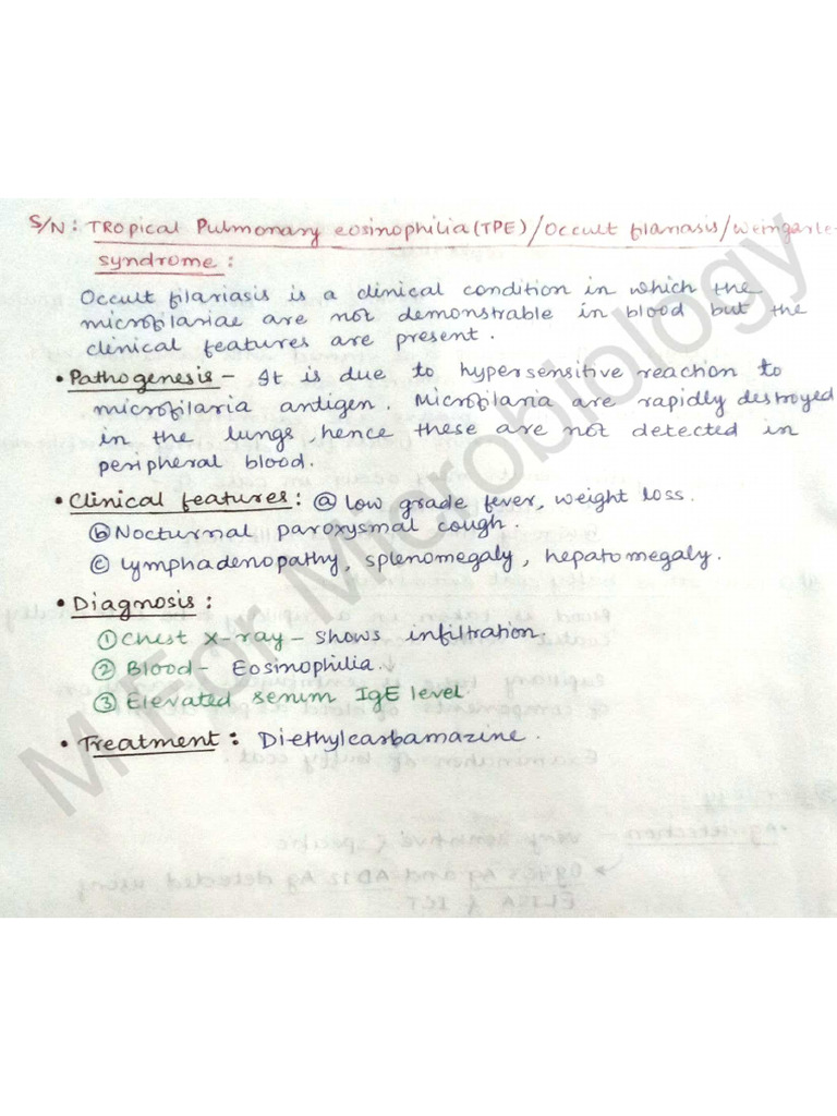 Filaria Part 2 (TPE) | PDF