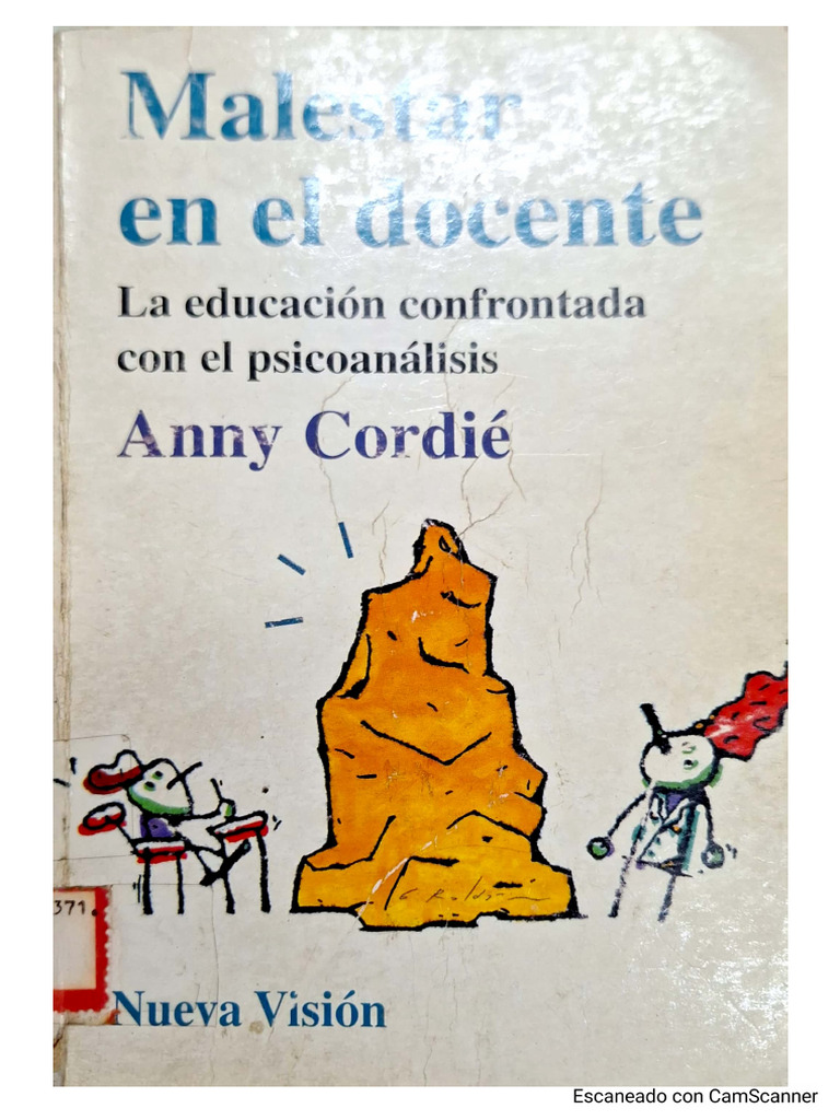 4.1a. Cordié, A. (1998) - El Malestar en El Docente. La Educación ...