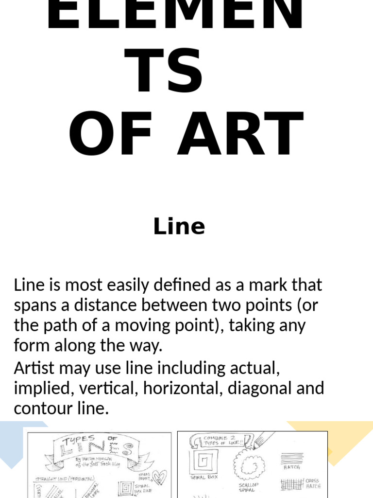 Elements of Art: Line, Shape, Color, Texture | PDF