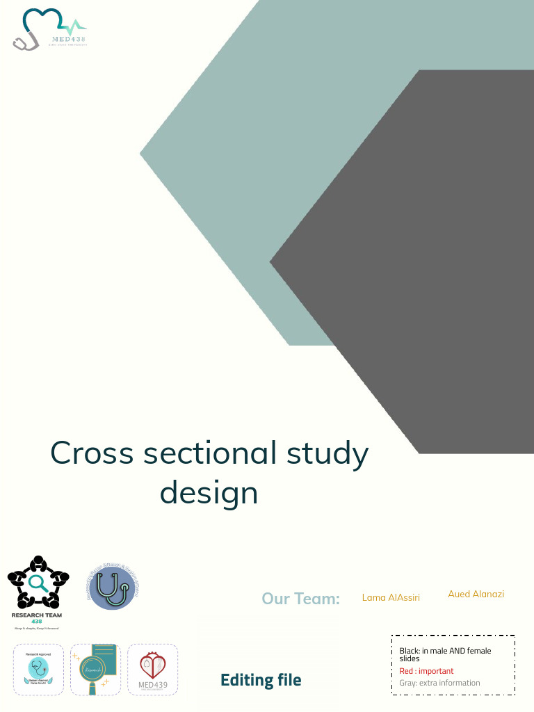 Cross-Sectional Study Design Overview | PDF | Cohort Study | Medical ...