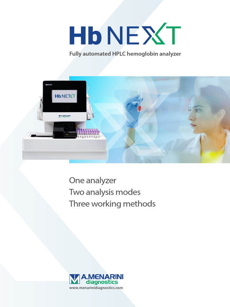 Automated HPLC Hemoglobin Analyzer | PDF | Glycated Hemoglobin | Blood